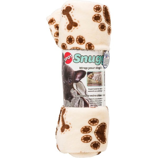 ETHICAL PET Snuggler Patterned Dog Blanket, Cream, 60-in - Chewy.com