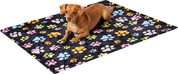 ETHICAL PET Snuggler Patterned Dog Blanket, Black, 40-in - Chewy.com