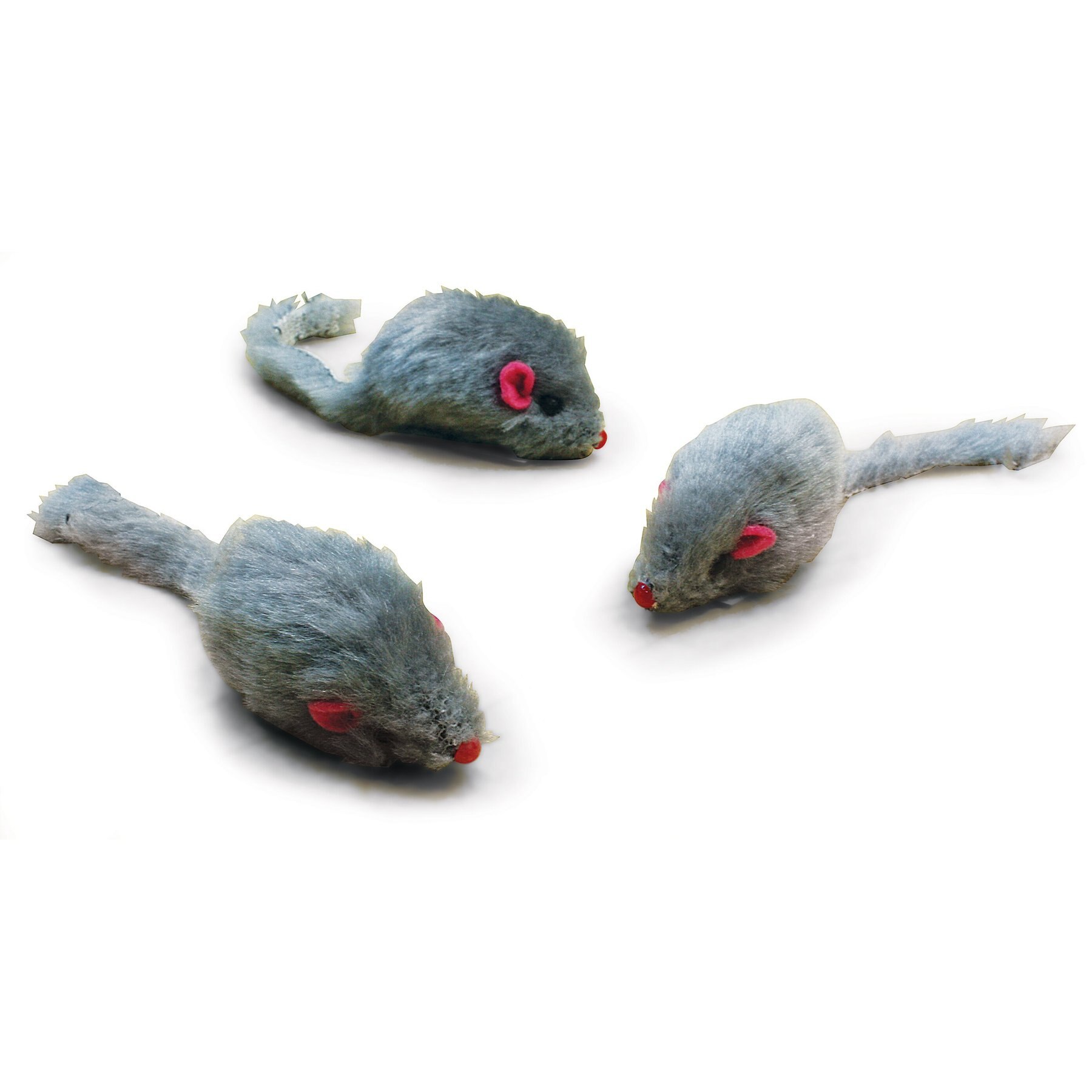 ETHICAL PET Plush Mice Cheesebox Cat Toys, 2-in, 24 count - Chewy.com