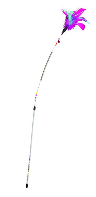 ETHICAL PET Spring Coil Teaser Wand Cat Toy, Color Varies - Chewy.com