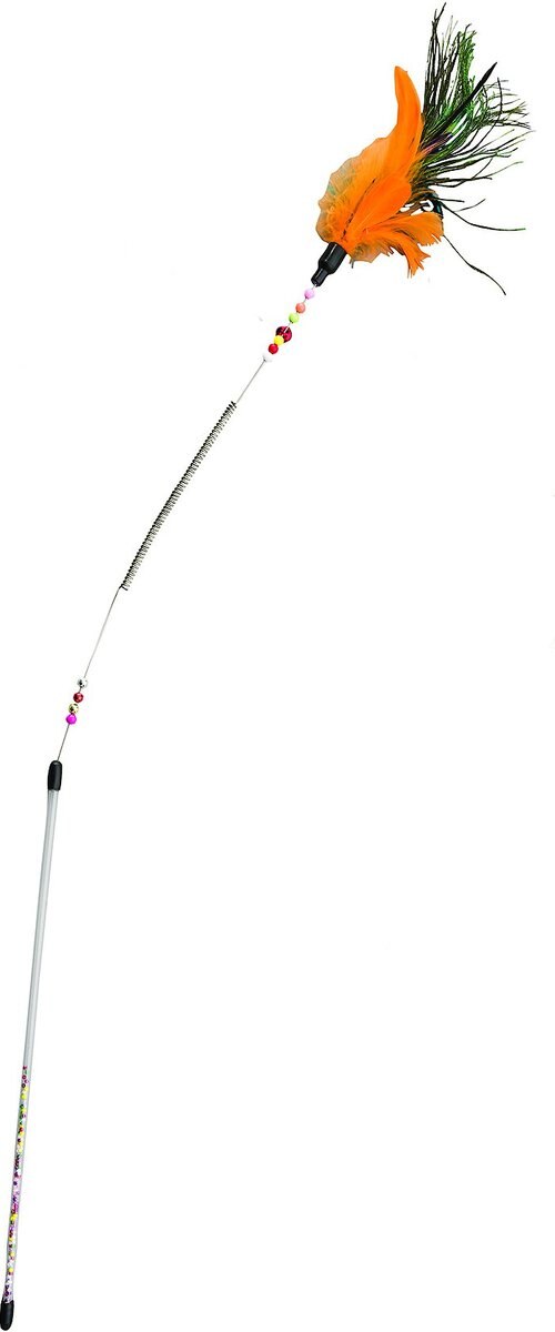 ETHICAL PET Spring Coil Teaser Wand Cat Toy, Color Varies - Chewy.com