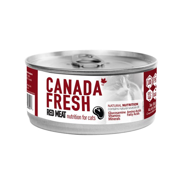 CANADA FRESH Red Meat Canned Cat Food, 3-oz, case of 24 - Chewy.com