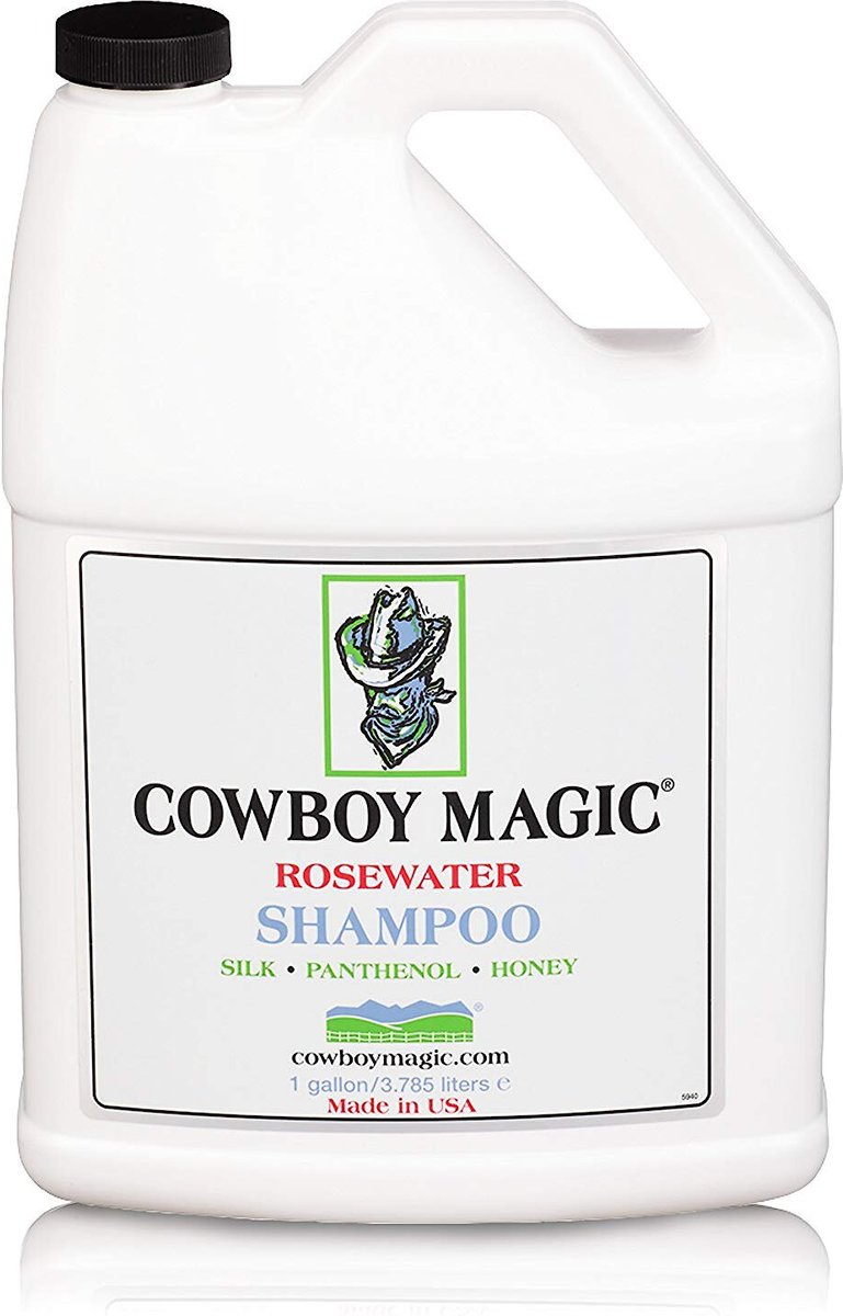 COWBOY MAGIC Rosewater Pet Shampoo, 1-gal bottle - Chewy.com