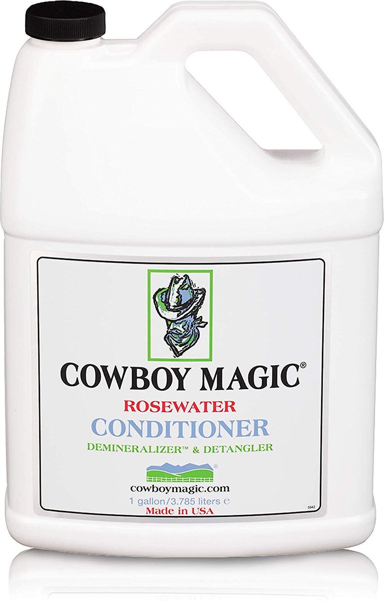 COWBOY MAGIC Rosewater Pet Conditioner, 1-gal bottle - Chewy.com