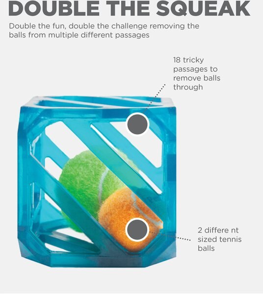 OUTWARD HOUND Puzzle Cube Interactive Dog Toy - Chewy.com