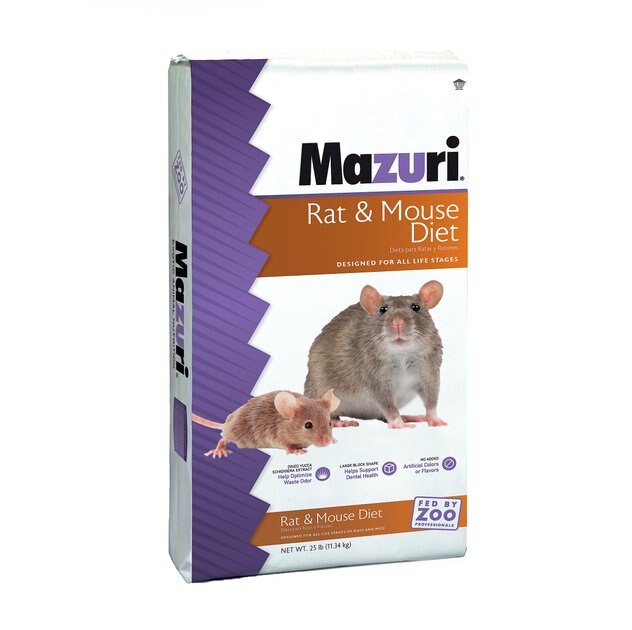 MAZURI Mouse & Rat Food, 25-lb bag - Chewy.com