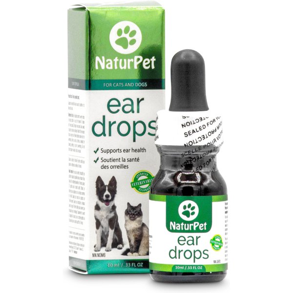 NaturPet Ear Drops Natural Remedy for Ear Infections for Dogs & Cats ...