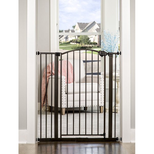CARLSON PET PRODUCTS 36-in Extra Tall Dog Gate, Large, Silver - Chewy.com