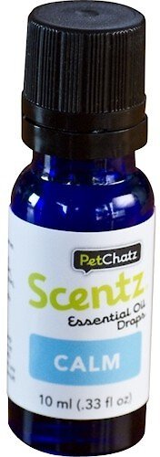 PETCHATZ Scentz Calm Essential Oil Drops Aromatherapy for Dogs, 10-mL ...