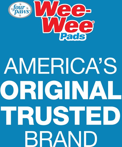 WEE-WEE Super Absorbent Dog Pee Pads with Insta-Rise Border, 22 x 23-in ...