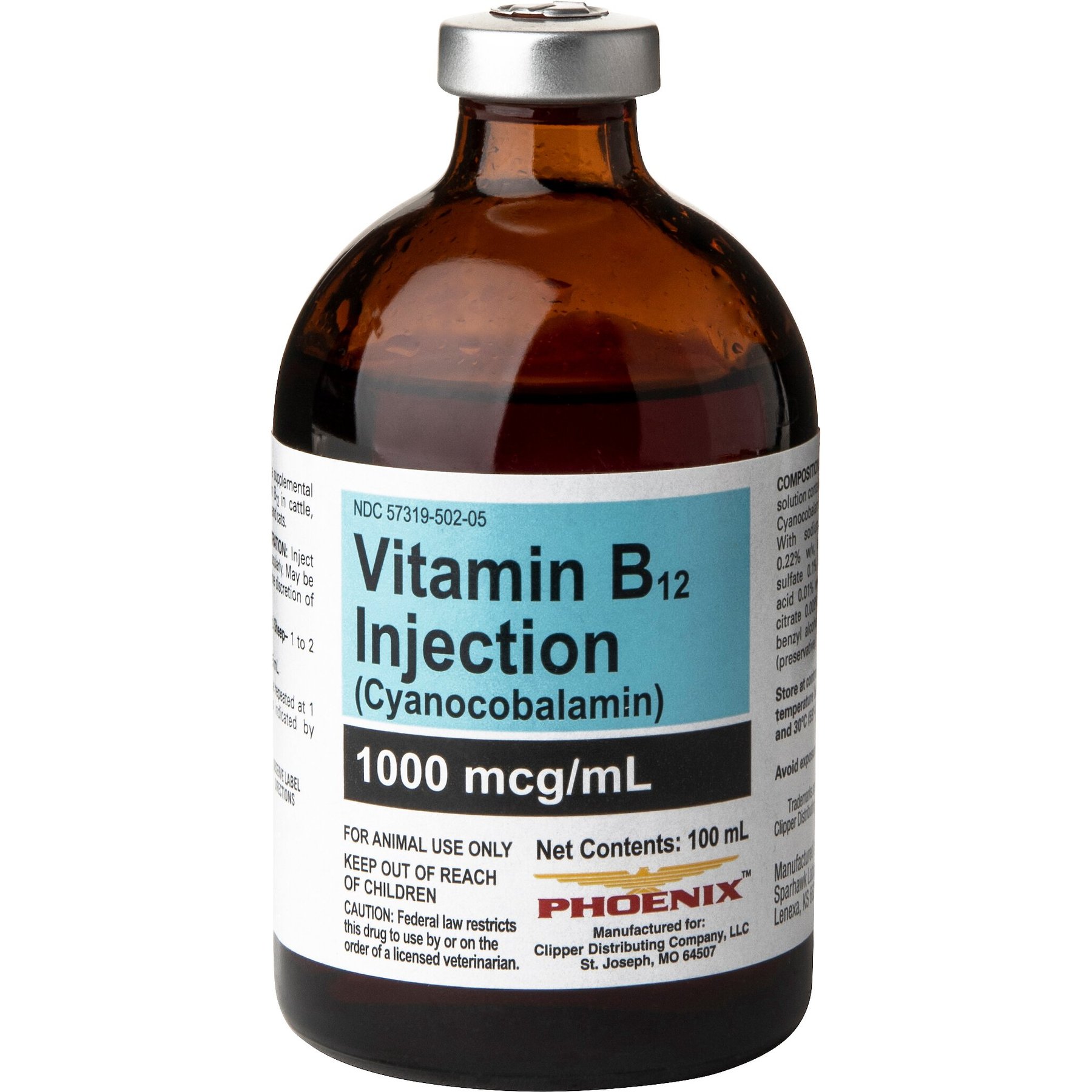 VITAMIN B12 (Generic) Injectable Solution, 1000-mcg/mL, 100-mL vial ...