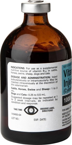 VITAMIN B12 (Generic) Injectable Solution, 1000-mcg/mL, 100-mL vial ...