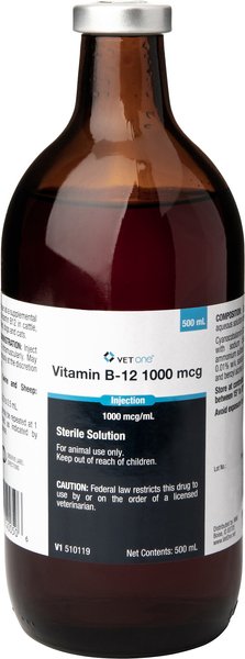 VITAMIN B12 (Generic) Injectable Solution, 1000-mcg/mL, 500-mL vial ...
