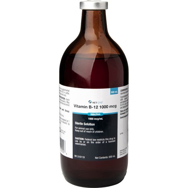 VITAMIN B12 (Generic) Injectable Solution, 1000-mcg/mL, 500-mL vial ...