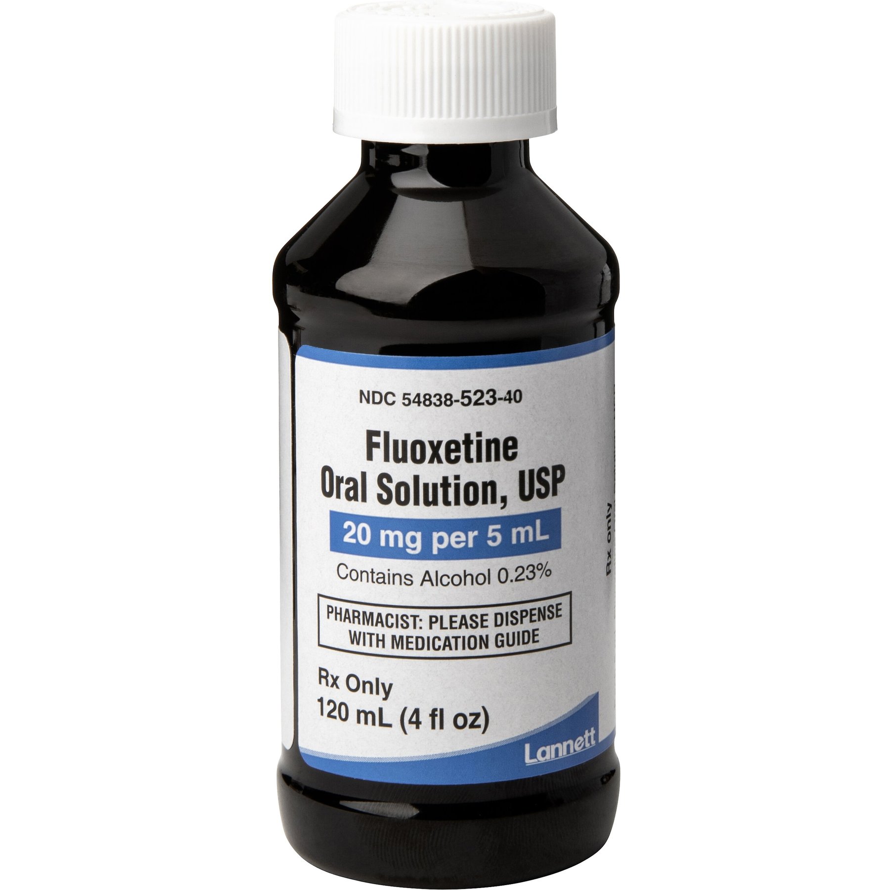 FLUOXETINE (Generic) Oral Solution, 20 mg/5mL, 4-oz bottle - Chewy.com