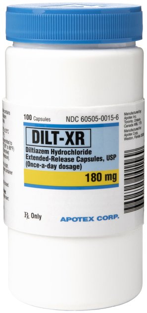DILT-XR (Diltiazem Hydrochloride) Extended-Release Capsules, 180-mg, 1 ...