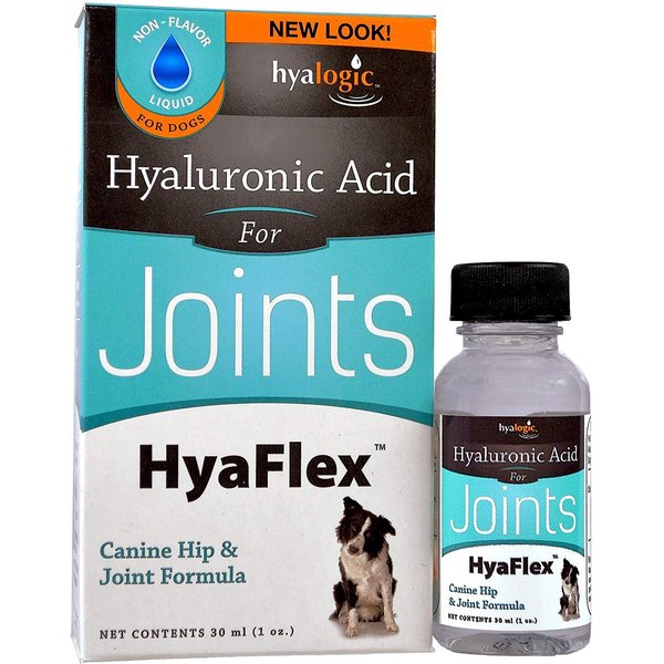 HYAFLEX Hyalogic Hyaluronic Acid Hip & Joint Dog Supplement, 1-oz ...