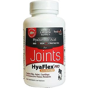 HYAFLEX Pro Hyaluronic Acid Advanced Joint Support Dog Supplement, 30 ...