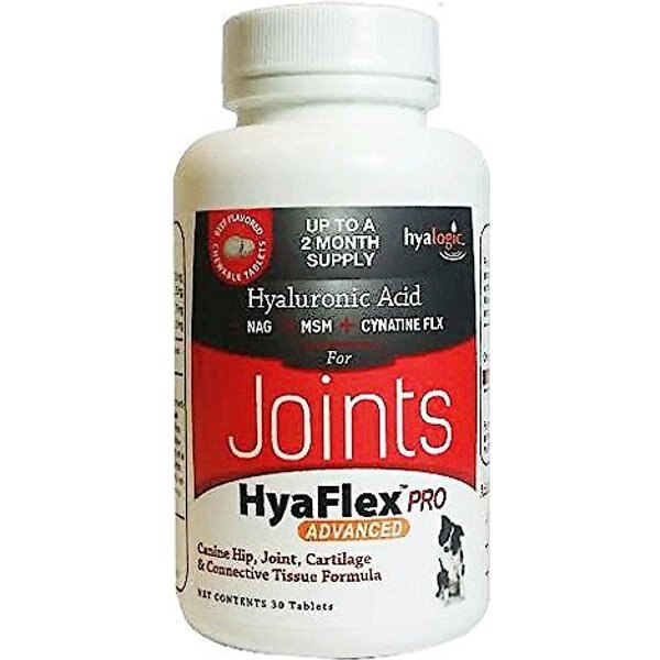 HYAFLEX Pro Hyaluronic Acid Advanced Joint Support Dog Supplement, 30 ...