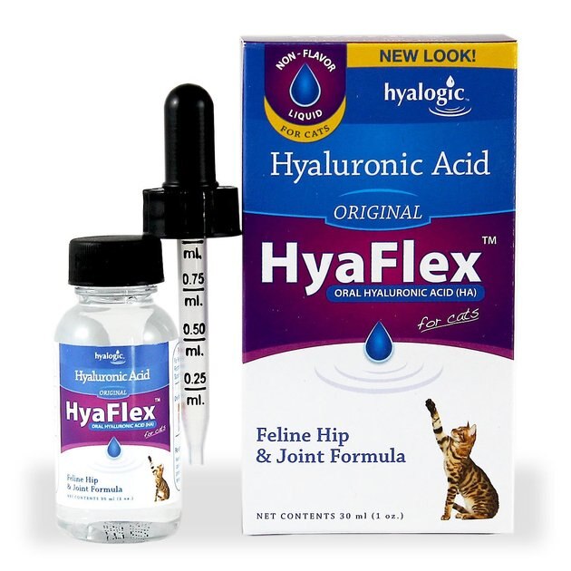 HYAFLEX Hyalogic Hyaluronic Acid Hip & Joint Formula Cat Supplement, 1 ...