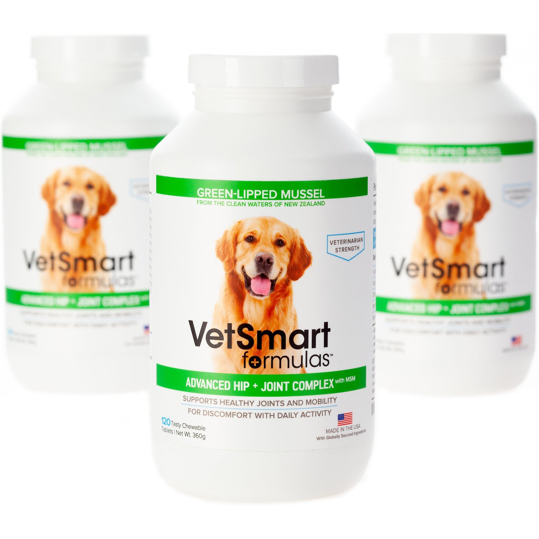 VETSMART FORMULAS Advanced Chewable Tablet Joint Supplement for Dogs ...