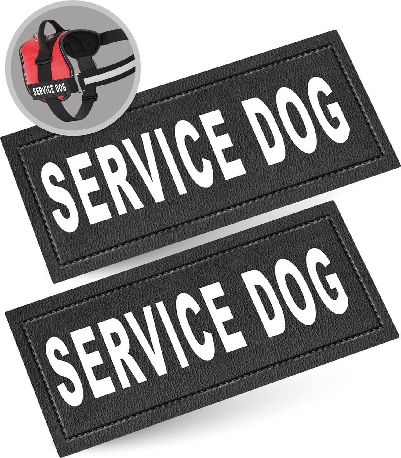 INDUSTRIAL PUPPY Service Dog Patches for Service Dog Vest, 2 count ...