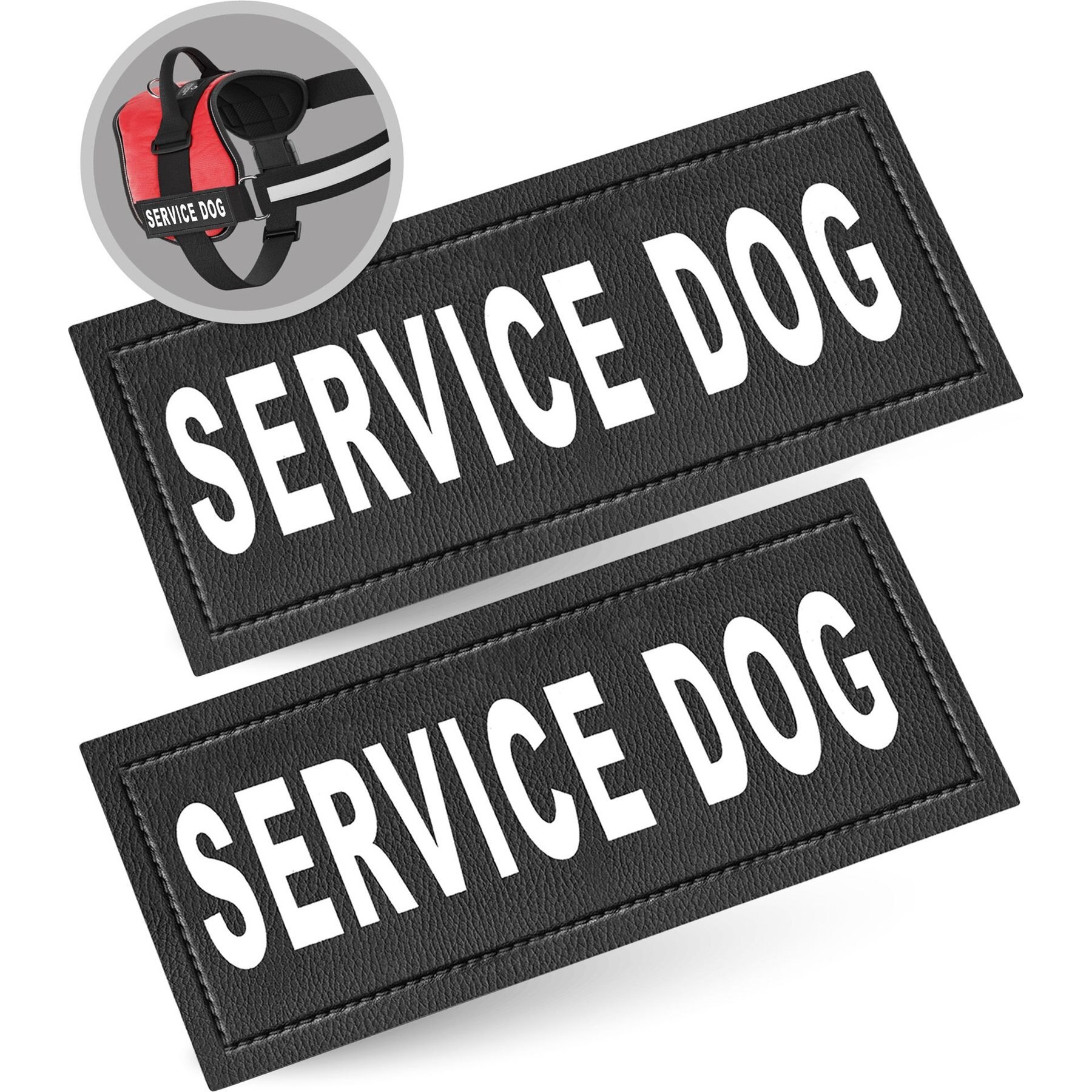 INDUSTRIAL PUPPY Service Dog Patches for Service Dog Vest, 2 count ...