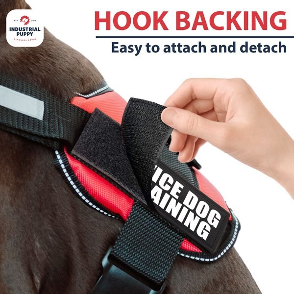 INDUSTRIAL PUPPY Service Dog In Training Patches, X-Small, 2 count ...