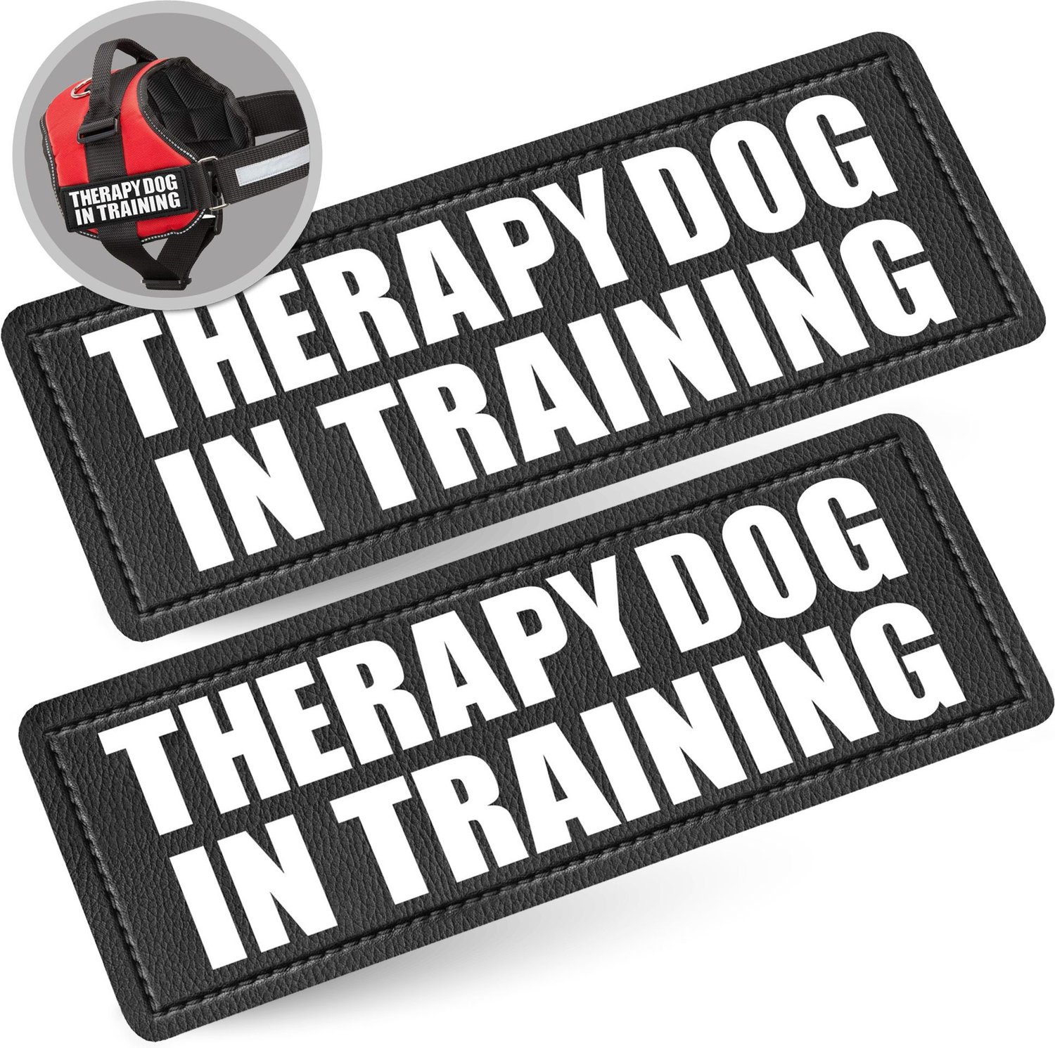 INDUSTRIAL PUPPY Therapy Dog In Training Harness Dog Patch, 2 count ...