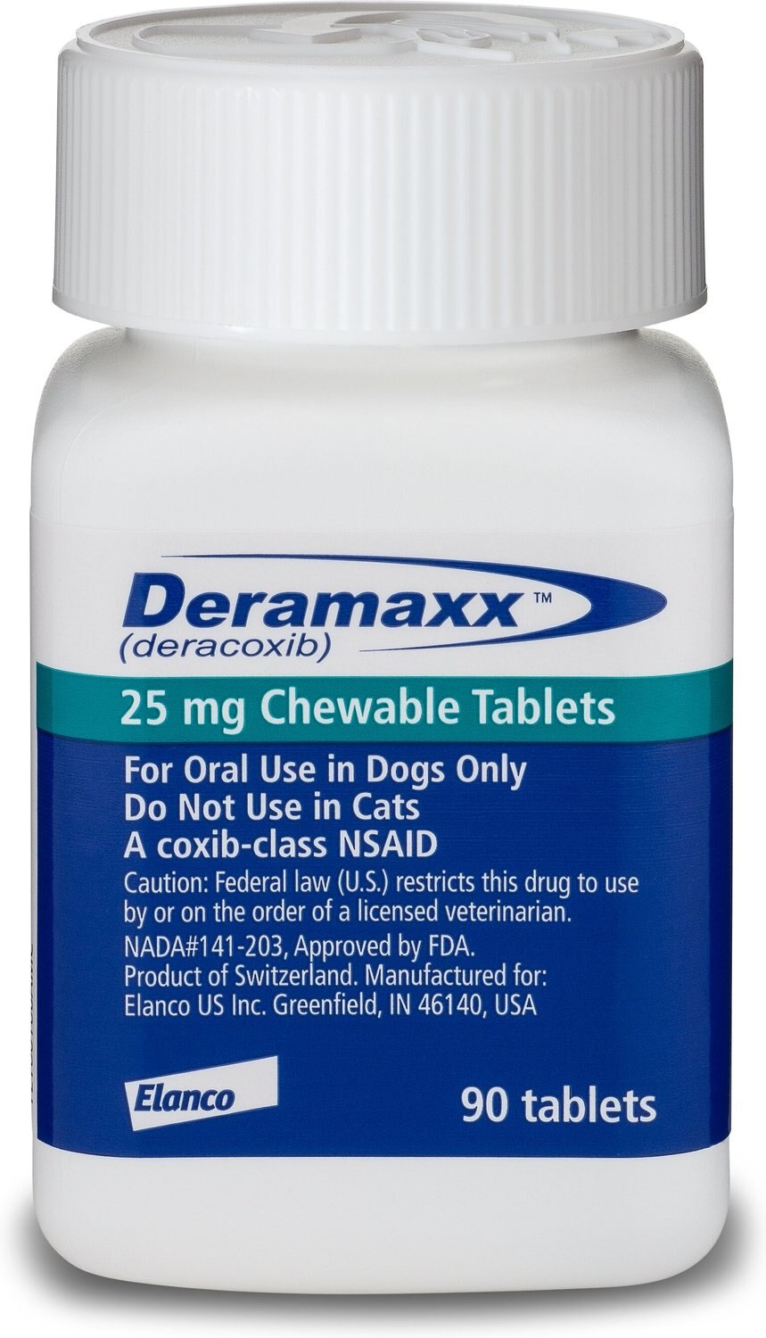 DERAMAXX Chewable Tablets for Dogs, 25-mg, 90 tablets - Chewy.com