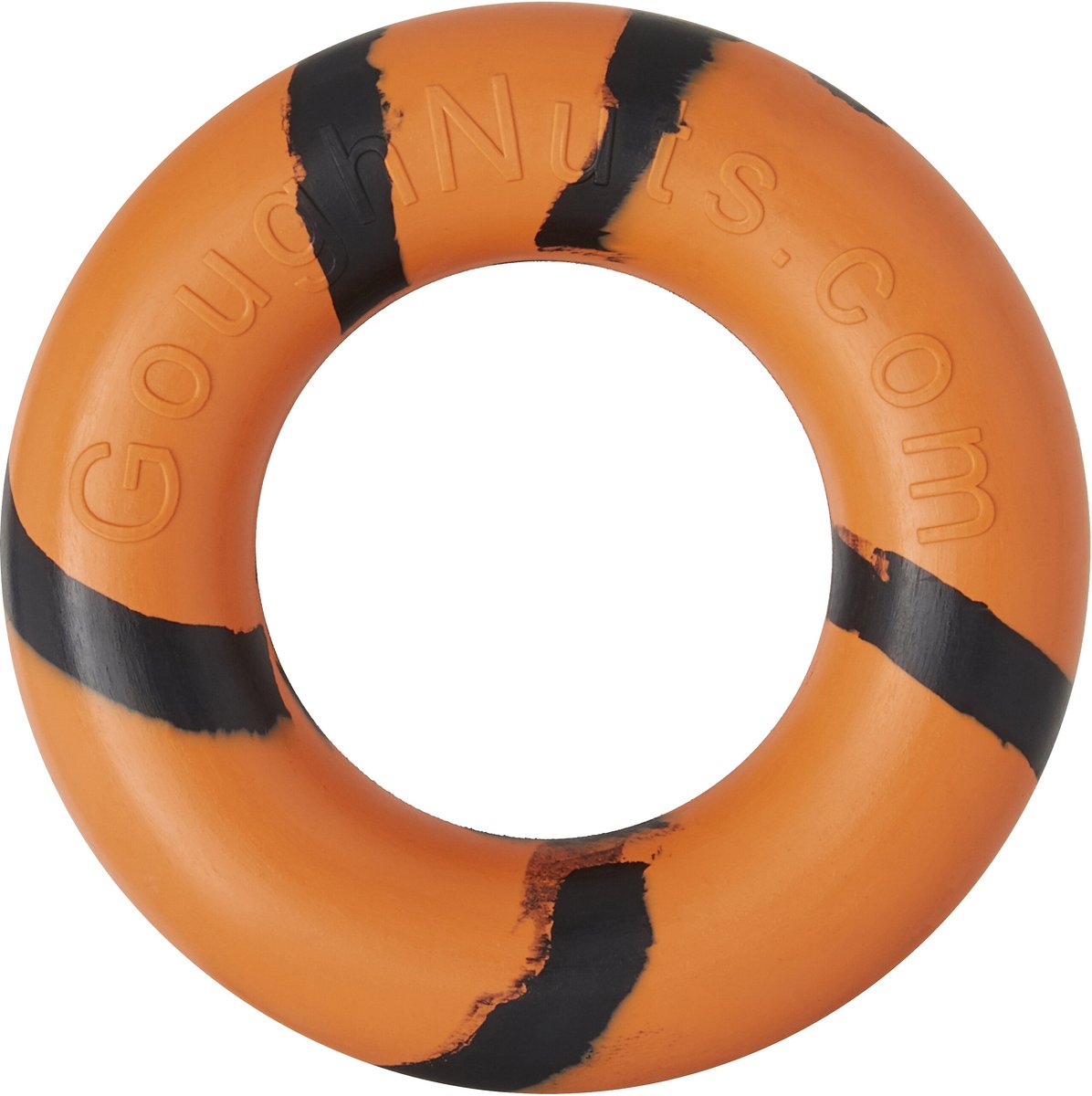 GOUGHNUTS Lite Bite Dog Toy, Orange, 4-in - Chewy.com
