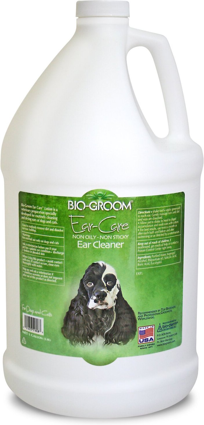 BIO-GROOM Ear-Care Non-Oily Dog Ear Cleaner, 1-gal bottle - Chewy.com