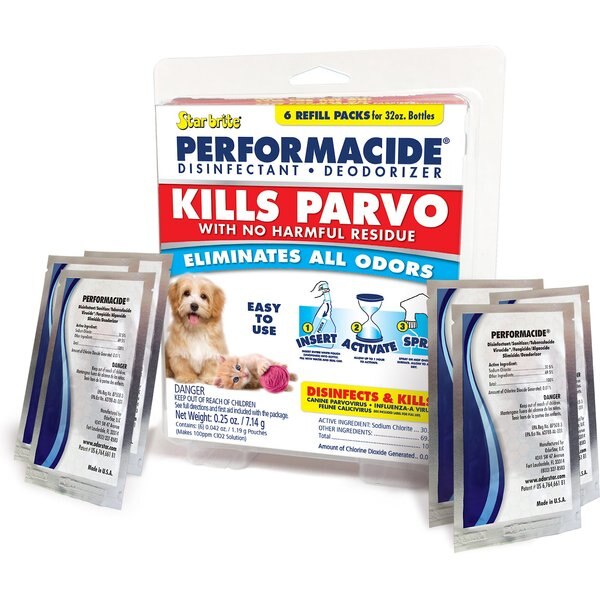 PERFORMACIDE Kills Parvo Disinfectant & Deodorizer Kit, 1-gal jug ...