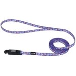 LI'L PALS Glitter Overlay Dog Leash, Blue Sparkles, 6-ft long, 3/8-in ...