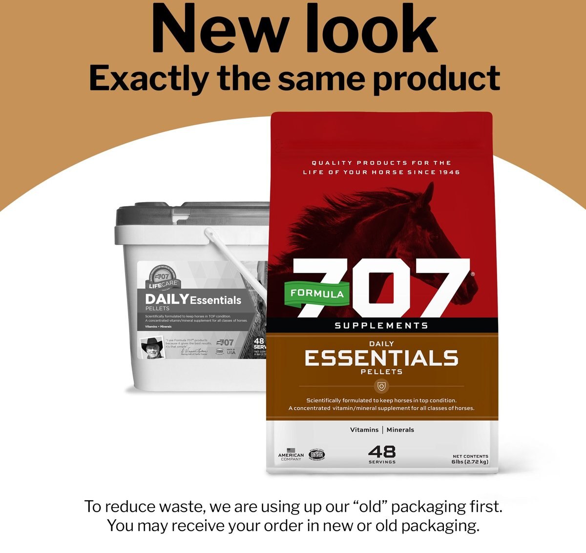 FORMULA 707 Daily Essentials Vitamins & Minerals Hay Flavor Pellets ...
