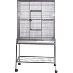 A&E CAGE COMPANY Elegant Style Flight Bird Cage, Blue, Medium - Chewy.com