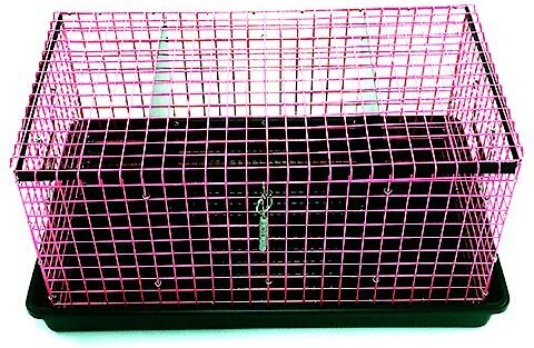 Discontinued - MARTIN'S CAGES 4-Compartment Travel Rabbit Cage, Medium ...