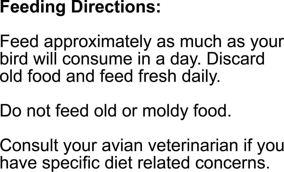 TOP'S PARROT FOOD Organic Mini Pellets Bird Food, 4-lb bag - Chewy.com