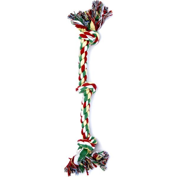 BOODA Multi Color 2-Knot Rope Bone Dog Toy, X-Large - Chewy.com