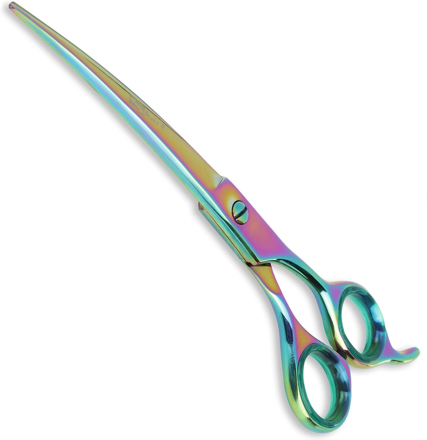 SHARF Gold Touch Rainbow Curved Pet Grooming Shear, 7.5-in - Chewy.com