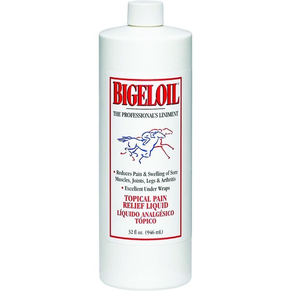 ABSORBINE Bigeloil Sore Muscle & Joint Pain Relief Horse Liniment ...