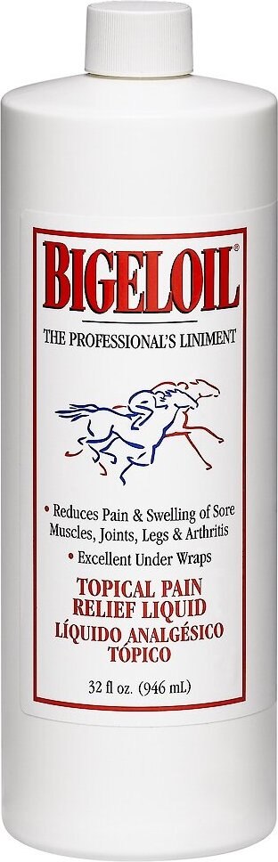 ABSORBINE Bigeloil Sore Muscle & Joint Pain Relief Horse Liniment ...