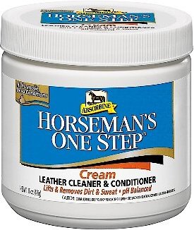 ABSORBINE Horseman's One Step Cream Leather Cleaner & Conditioner, 15 ...