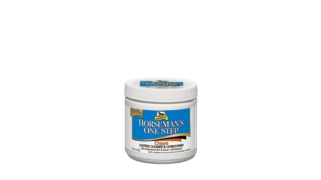 ABSORBINE Horseman's One Step Cream Leather Cleaner & Conditioner, 15 ...
