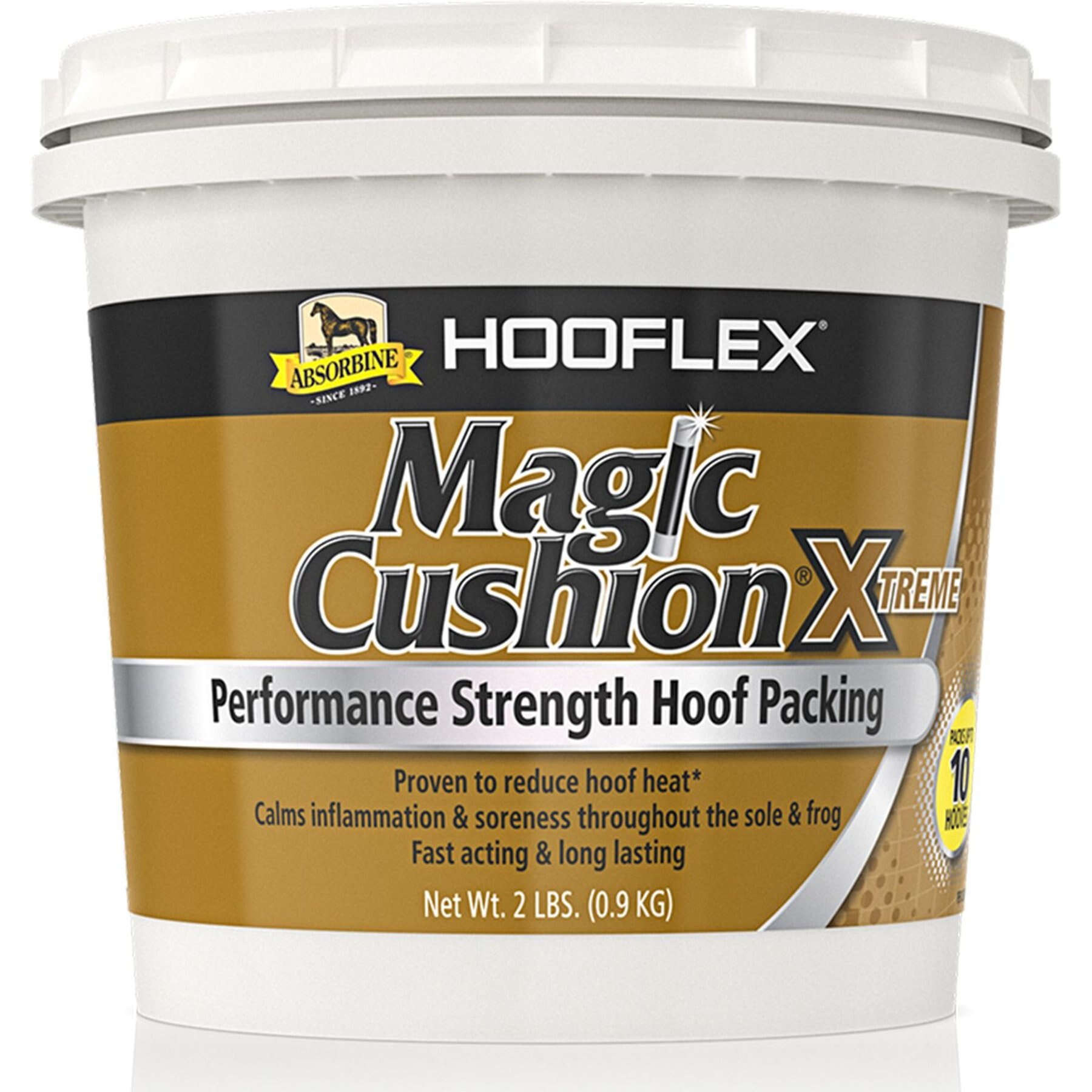 ABSORBINE Hooflex Magic Cushion Xtreme Performance Strength Horse Hoof ...