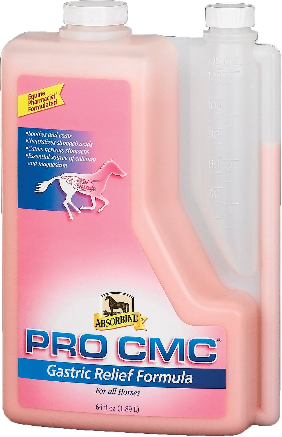 ABSORBINE Pro CMC Gastric Relief Apple Flavor Liquid Horse Supplement ...