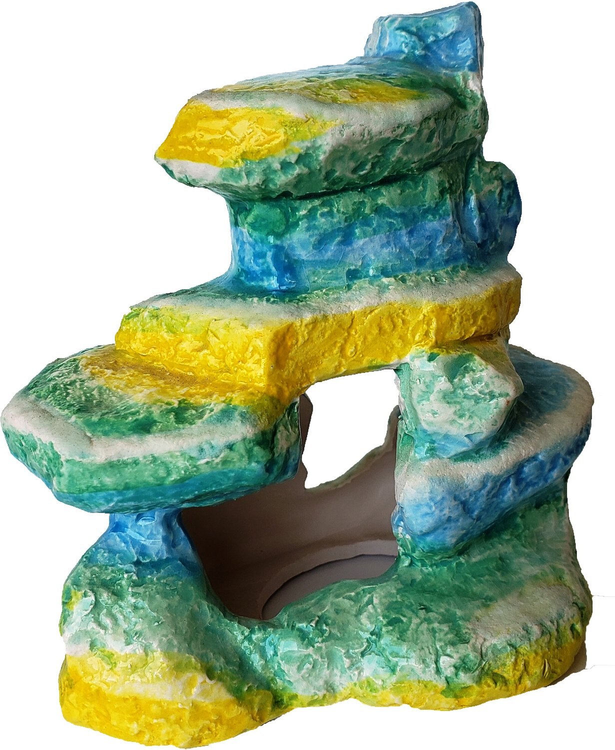 UNDERWATER GALLERIES Glow-In-The-Dark! Rainbow Aquarium Rock - Chewy.com