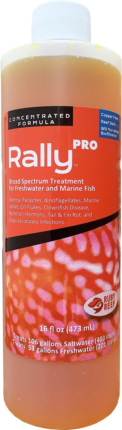 RUBY REEF Rally PRO Aquarium Water Treatment, 16-oz bottle - Chewy.com