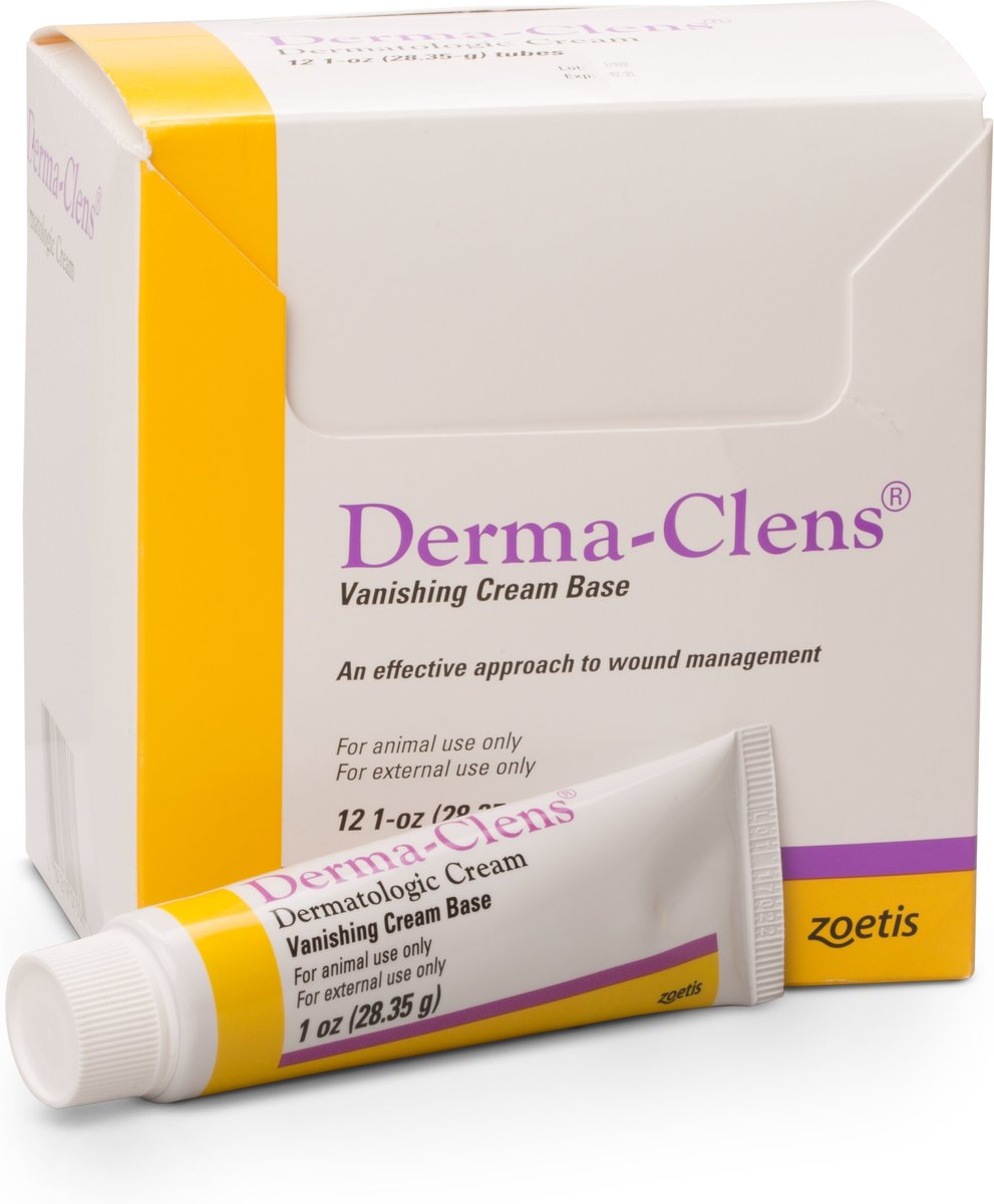 DERMA-CLENS Dermatologic Cream for Dogs & Cats, 1-oz tube - Chewy.com