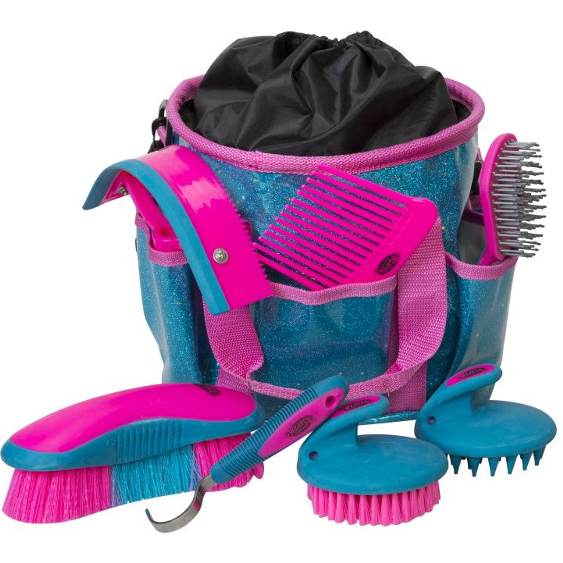 WEAVER LEATHER Horse Grooming Kit, Blue/Pink - Chewy.com